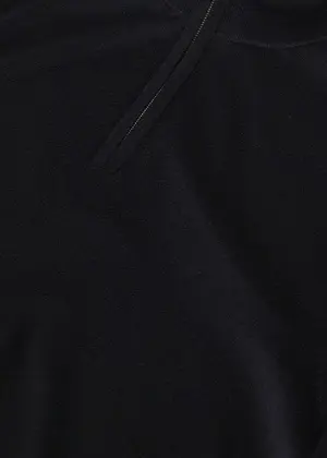 Loro Piana Freshly Cut Wool Semi-zipper Sweater