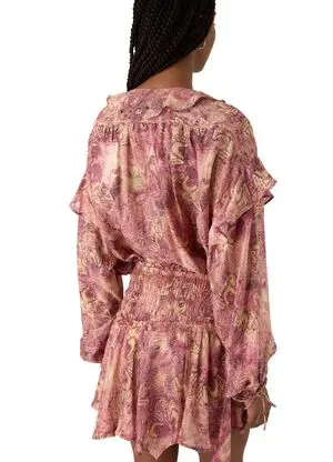Isabel Marant Étoile Printed Blouse With Ruffle Detail