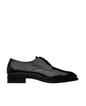 Saint Laurent Adrien Almond Toe Lace-up Shoes