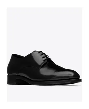Saint Laurent Adrien Almond Toe Lace-up Shoes