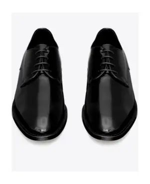 Saint Laurent Adrien Almond Toe Lace-up Shoes