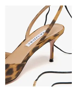 AQUAZZURA Decollete Slingback Ankle Strap Pumps