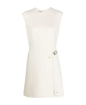 Prada Washed Twill Minidress