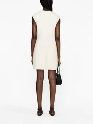 Prada Washed Twill Minidress