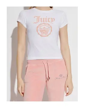 SPORTY  RICH Sporty & Rich Cropped T-shirt