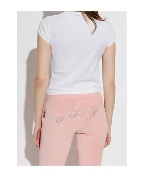 SPORTY  RICH Sporty & Rich Cropped T-shirt