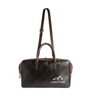 Balenciaga Le 7 Bowling Bag Large - Black/brown