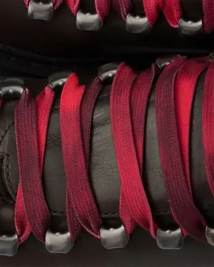 Prada Leather Lace-up Booties