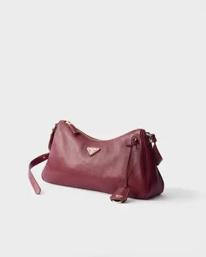 Prada Aimée Large Nappa Leather Bag - Amaranth