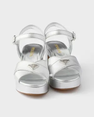 Prada Round-toe High-heeled Sandals