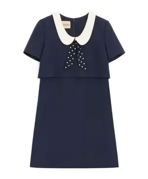 Valentino Garavani Crepe Couture Short Dress