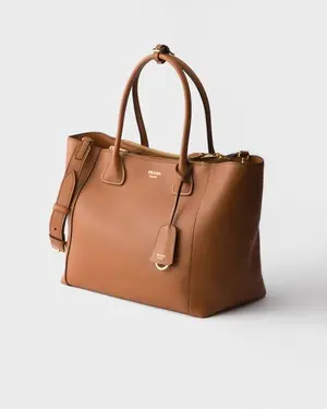 Prada Large Leather Tote Bag