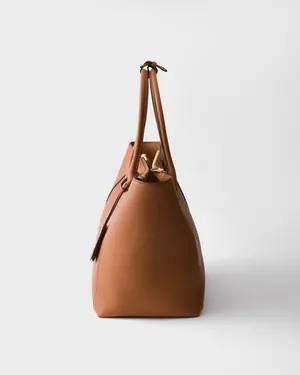 Prada Large Leather Tote Bag