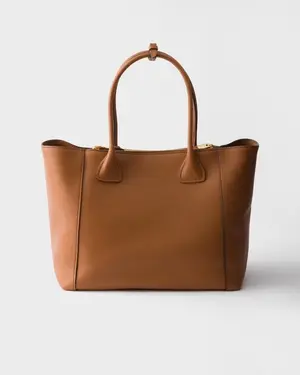 Prada Large Leather Tote Bag