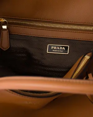 Prada Large Leather Tote Bag