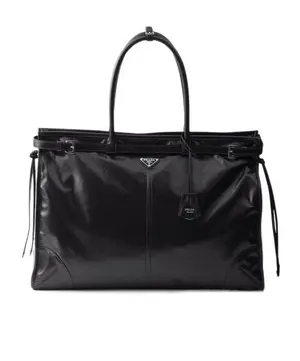 Prada Bonnie Leather Tote Bag