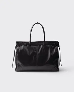 Prada Bonnie Leather Tote Bag