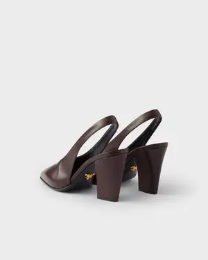 Prada Leather Slingback Pumps