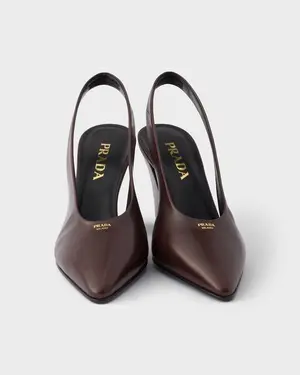 Prada Leather Slingback Pumps