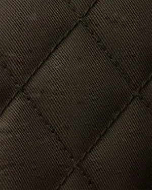 Prada Medium Quilted Re-nylon Shoulder Bag With Saffiano Leather Trim