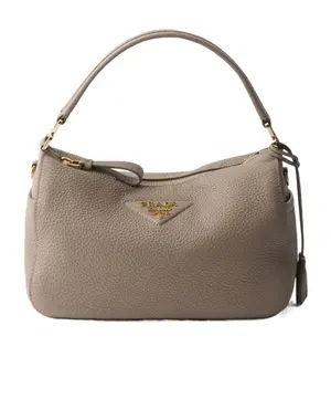 Prada Small Leather Bag - Clay Ash