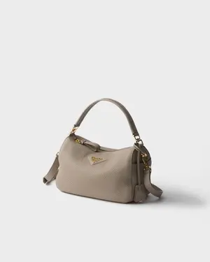 Prada Small Leather Bag - Clay Ash