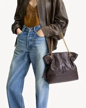 Saint Laurent Jamie Shopping Small In Lambskin
