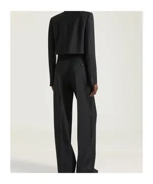 Givenchy Cropped Embroidered Jacket In Wool And Mohair