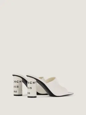 Givenchy Tape Heeled Mules In Leather