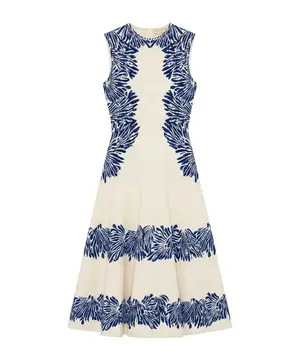 Ulla Johnson Iona Jacquard-knit Midi Dress