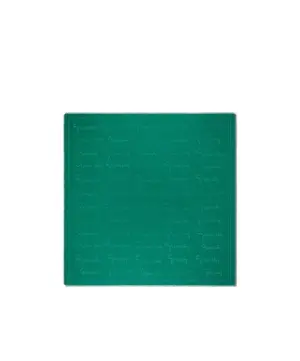 Givenchy Shawl In Silk And Wool With Signature - Emerald Green