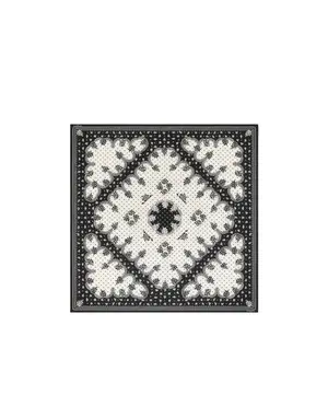 Givenchy Large Bandana In Cotton And Silk - Black