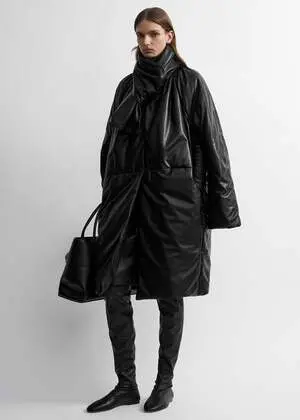 TOTEME Padded Leather Coat
