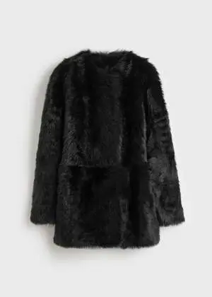 TOTEME Short Silky Shearling Coat