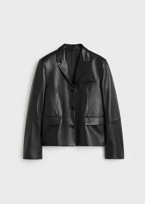 TOTEME Short Leather Blazer