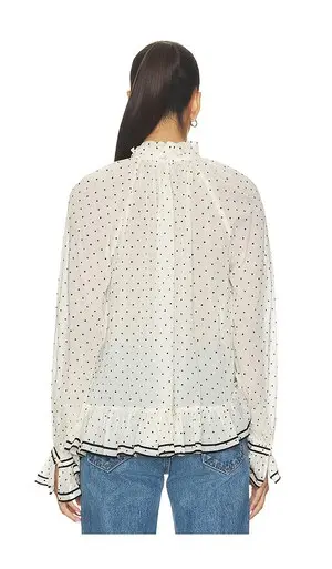 Ulla Johnson Marcella Longsleeve Cotton Blouse In Neutral