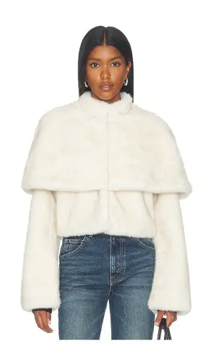 ET OCHS Vlad Cropped Jacket - Ivory