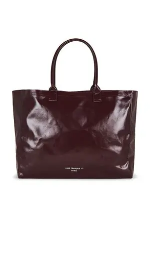ANINE BING Leo Coated Canvas Tote Bag