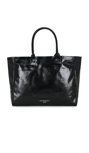 ANINE BING Leo Coated Canvas Tote