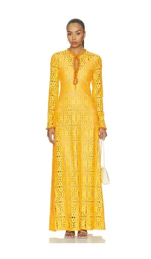 Alexis Casilda Dress In Yellow