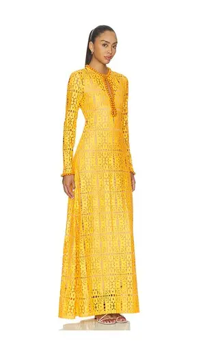 Alexis Casilda Dress In Yellow