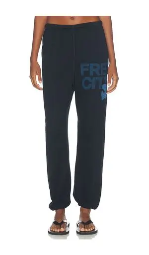 FREECITY Superfluff Lux Og Sweatpant In Navy
