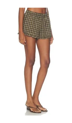 Tularosa Evelynn Checkered Shorts