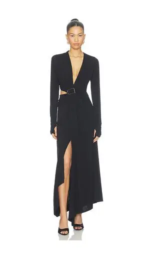 Misha Collection Ona Longsleeve Dress - Black