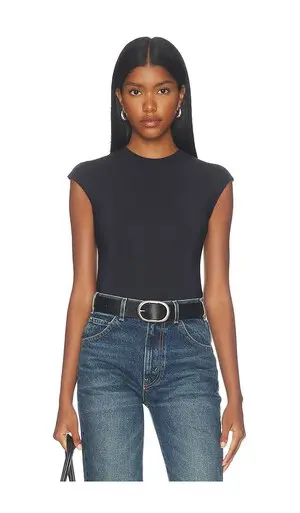 AGOLDE Agata Bodysuit - Black