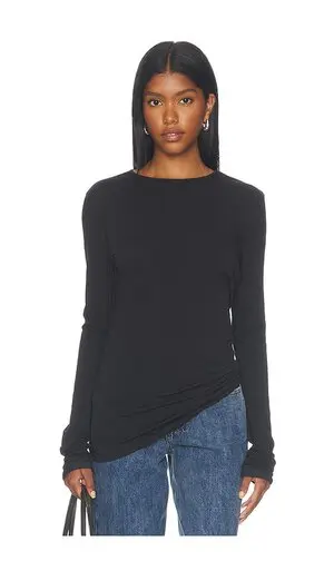 ENTIRE STUDIOS Sheer Long Sleeve - Black