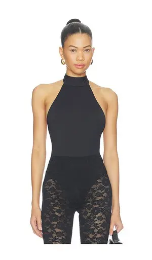 Superdown Annah Halter Bodysuit