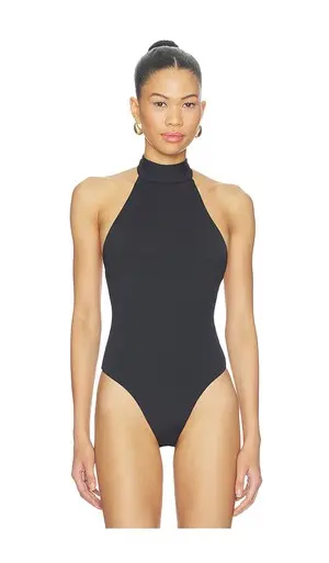 Superdown Annah Halter Bodysuit