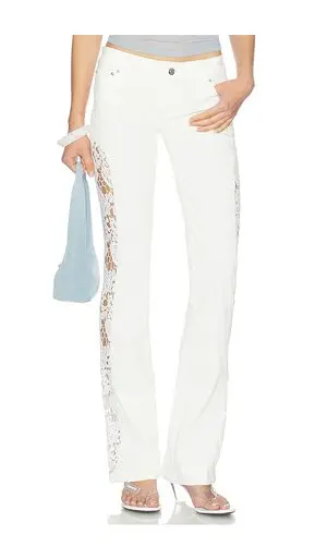 JADED LONDON Cooper Jeans With Lace Appliqu