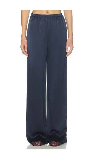 Sablyn Lexi Low Rise Relaxed Pull-on Pant In Navy